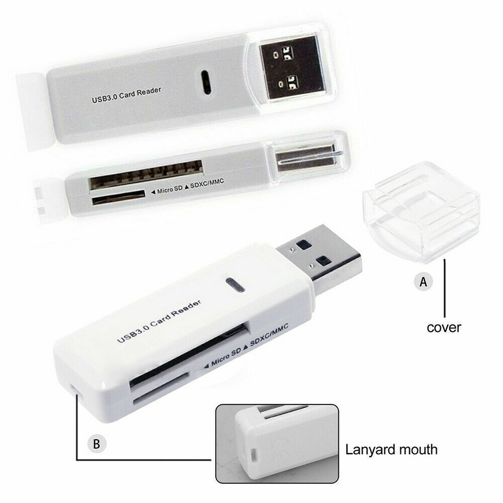 USB 3.0 To TF/SD Card Reader