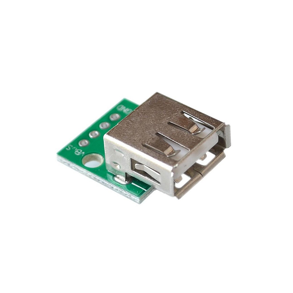 USB Female to DIP 2.54mm 4Pin Adapter Board