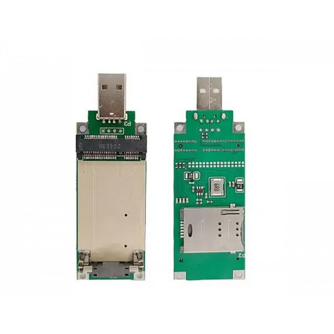 USB to MINIPCIE 4G module adapter board with SIM/UIM card holder