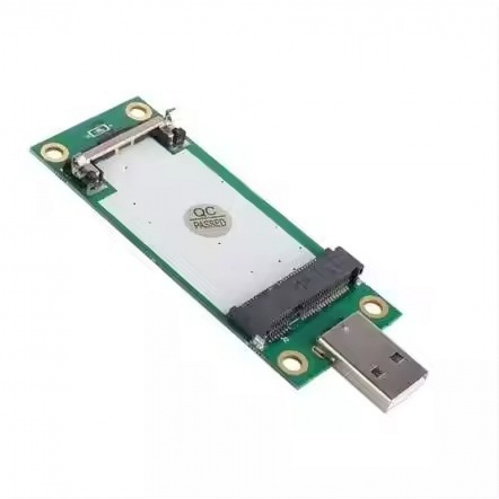 USB to MINIPCIE 4G module adapter board with SIM/UIM card holder