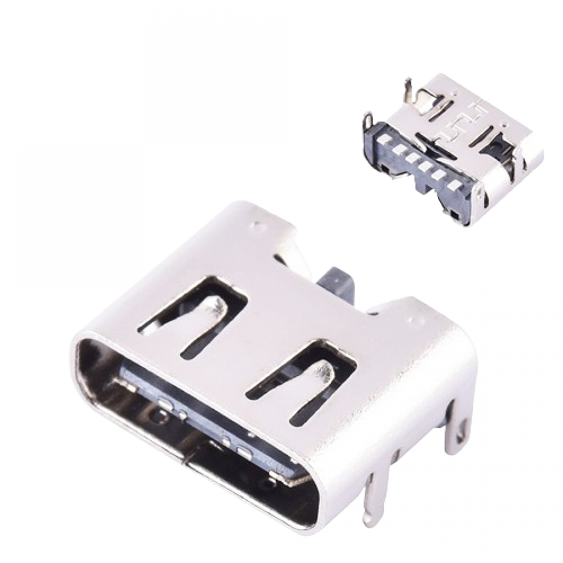 USB3.1 Type-C 6Pin SMD Female Socket Connector with 4 Fixed Feet | with ...