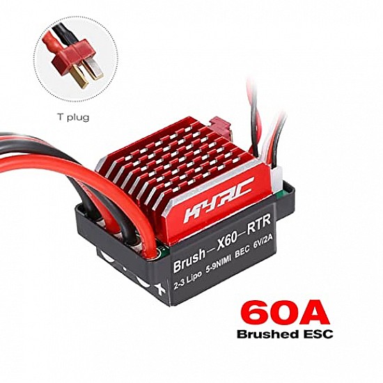 Waterproof 60A brush-X60-RTR ESC for RC motor
