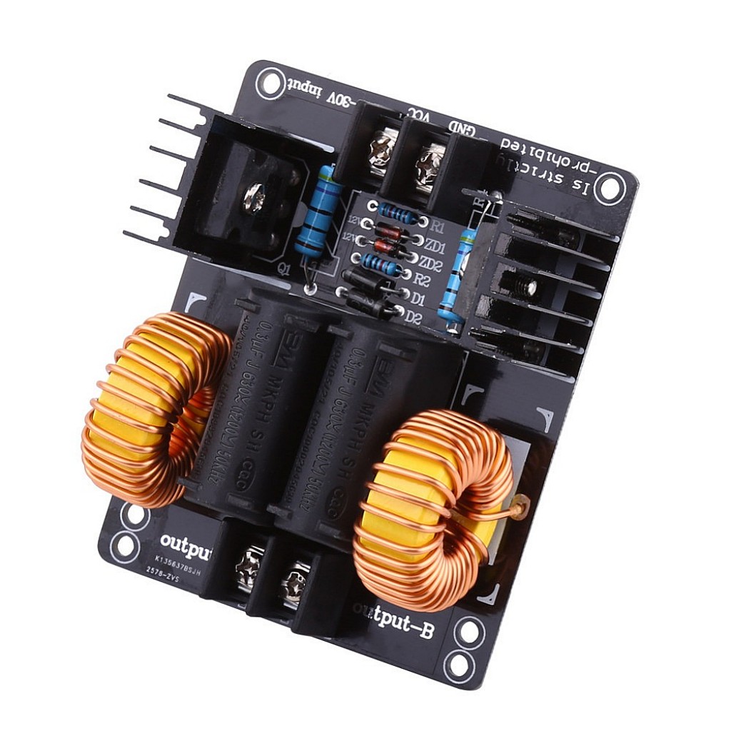 ZVS Tesla Coil Power Supply Tapless High Voltage Generator Driver Board