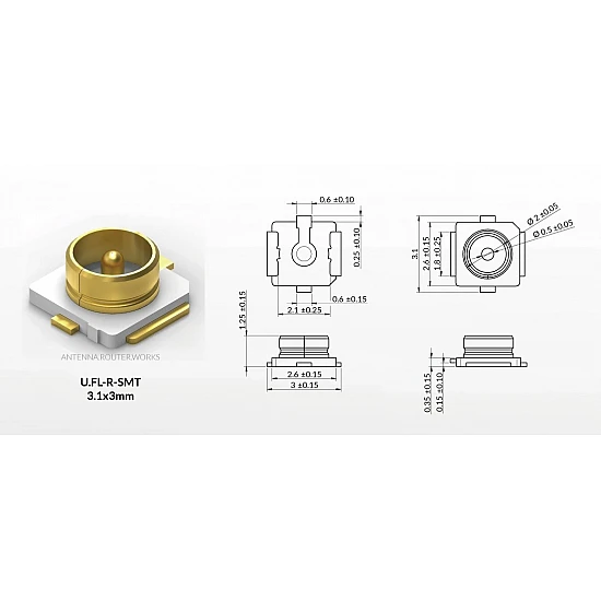 Antenna UFL-R-SMT RF Coaxial Connector